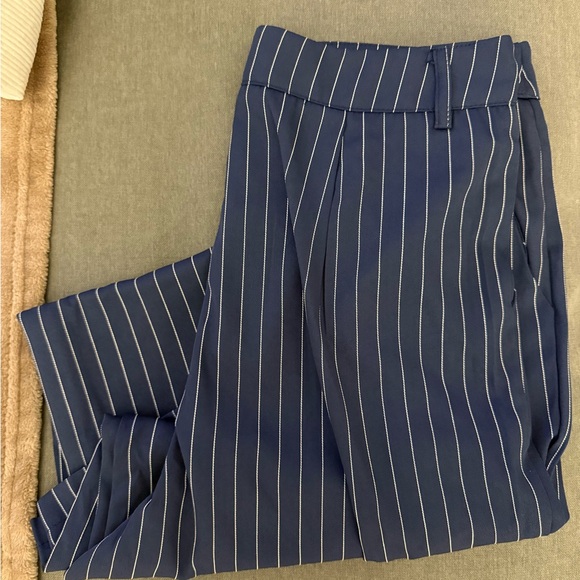 SHEIN | Pants & Jumpsuits | Shein Blue Striped Pants | Poshmark